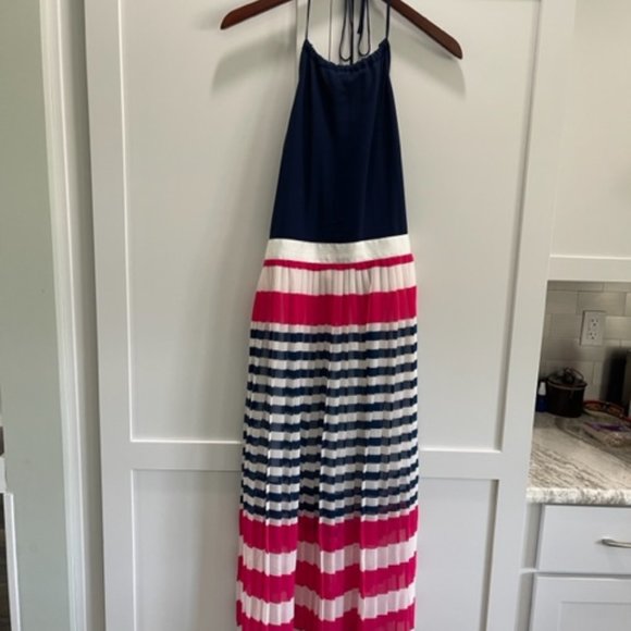 Double Zero | Dresses | Double Zero Halter With Pleated Skirt | Poshmark